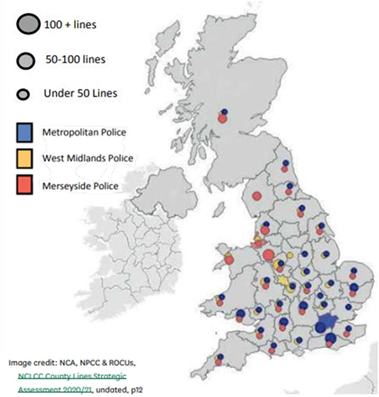 County lines and the impact of police response: a study of Norfolk ...