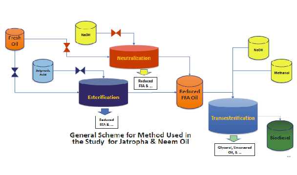 Influence of esterification and neutralization in the production of ...